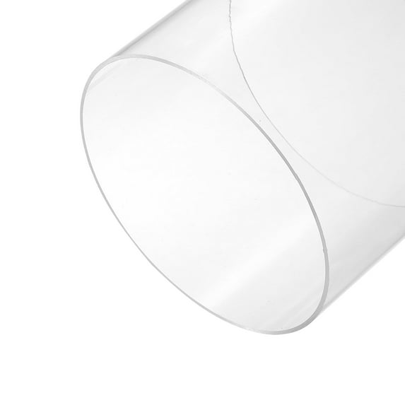 Acrylic Pipe Clear Rigid Round Tube 214mm ID 220mm OD 6" for Lamps and ...