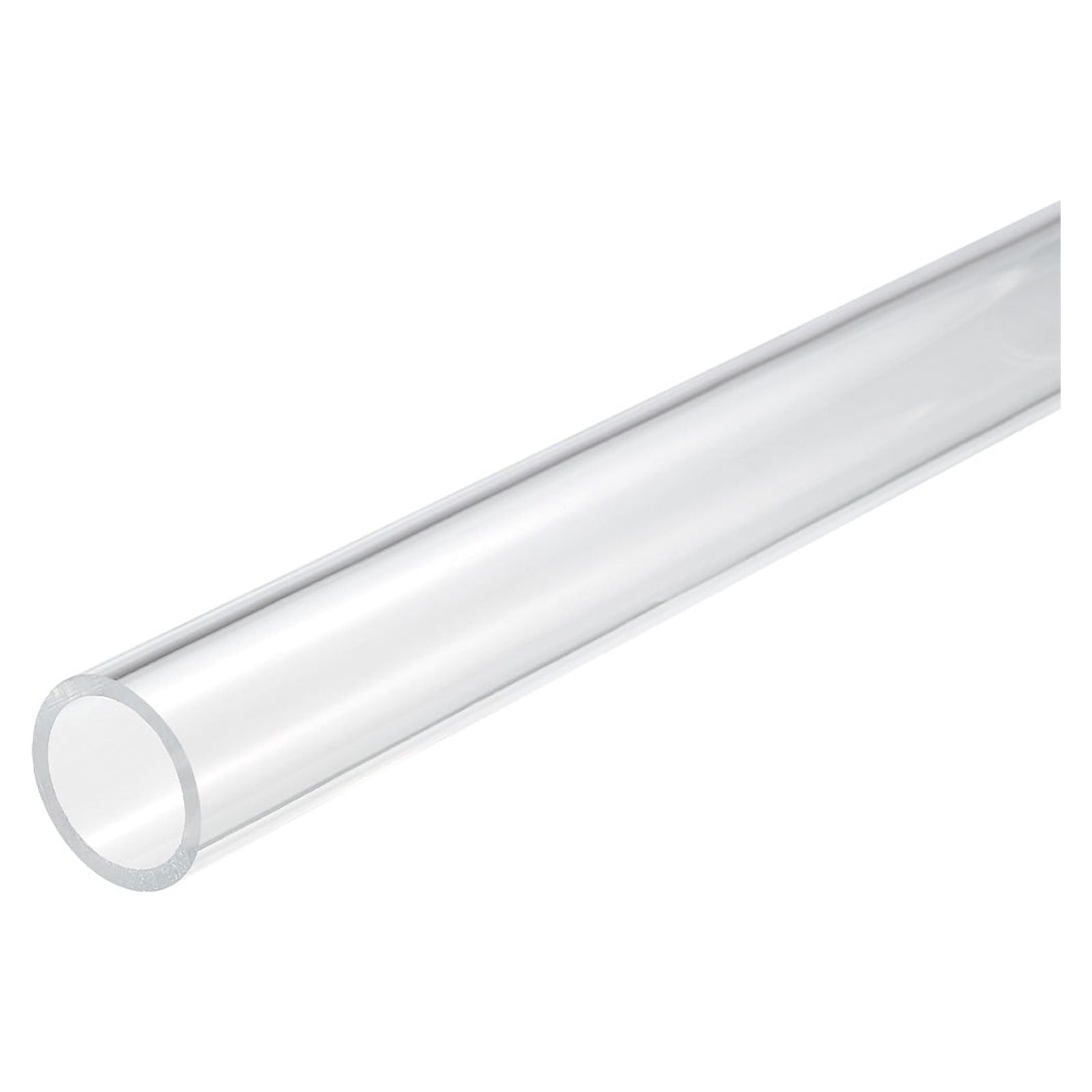 Acrylic Pipe Clear Rigid Round Tube 26mm ID 32mm OD 10" for Lamps and ...