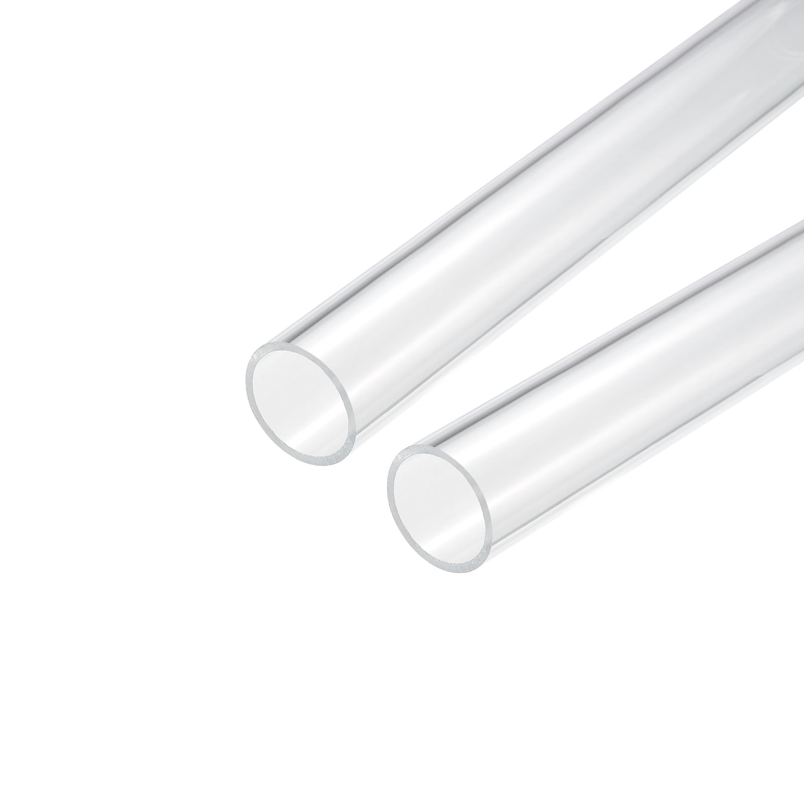Acrylic Pipe Clear Rigid Round Tube 31mm ID 35mm OD 10" for Lamps and ...