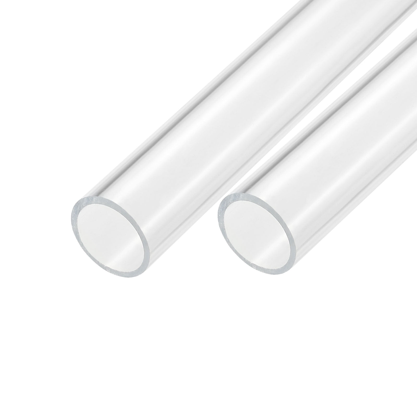 Acrylic Pipe Clear Rigid Round Tube 31mm ID 35mm OD 14" for Lamps and ...