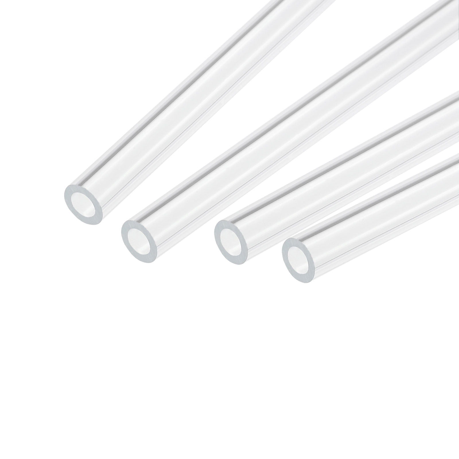 Acrylic Pipe Clear Rigid Round Tube 4mm ID 8mm OD 14" for Lamps and ...