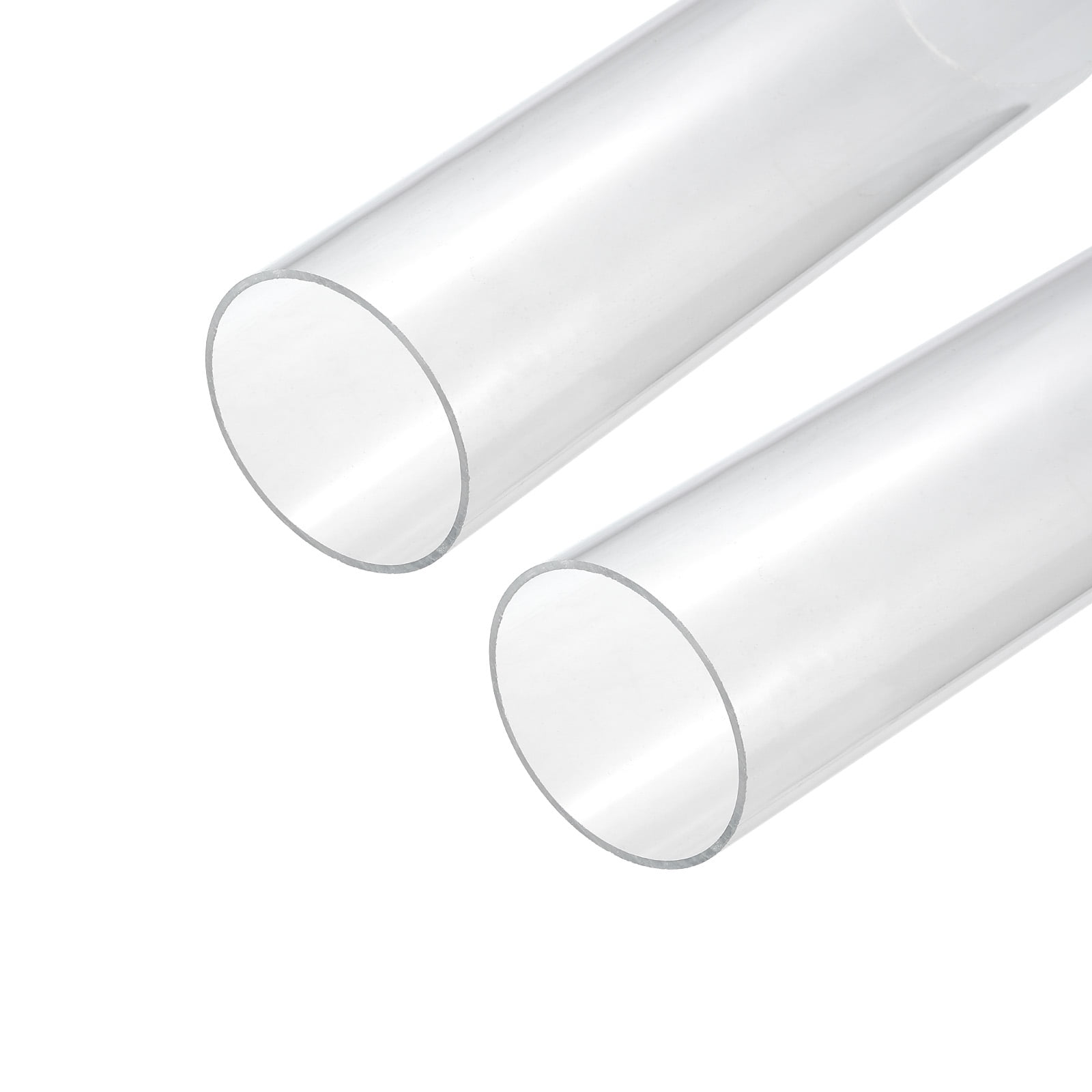 Acrylic Pipe Clear Rigid Round Tube 56mm ID 60mm OD 10" for Lamps and ...