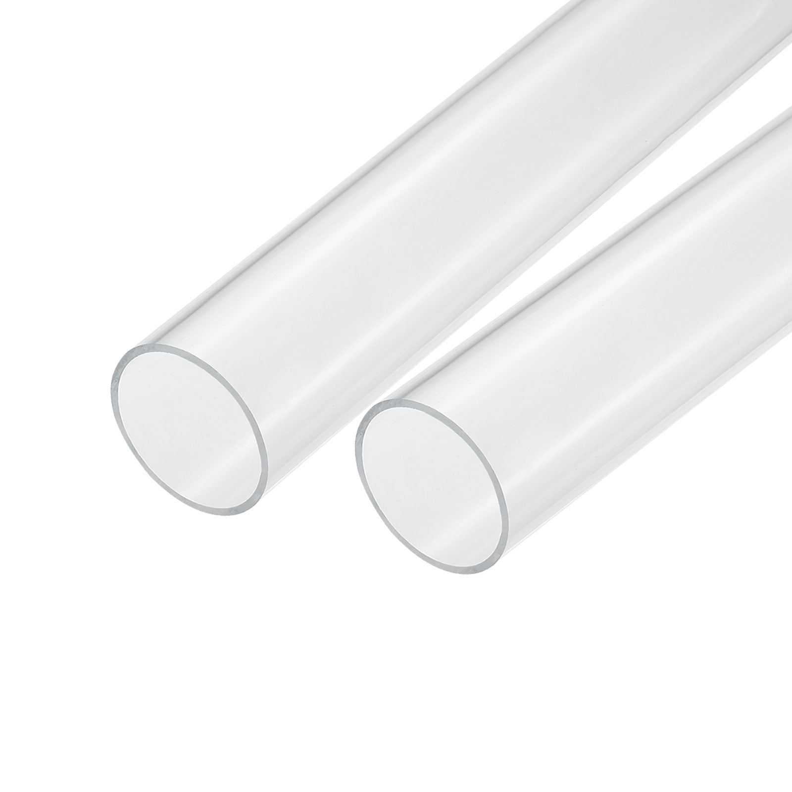 Acrylic Pipe Clear Rigid Round Tube 56mm ID 60mm OD 14" for Lamps and ...