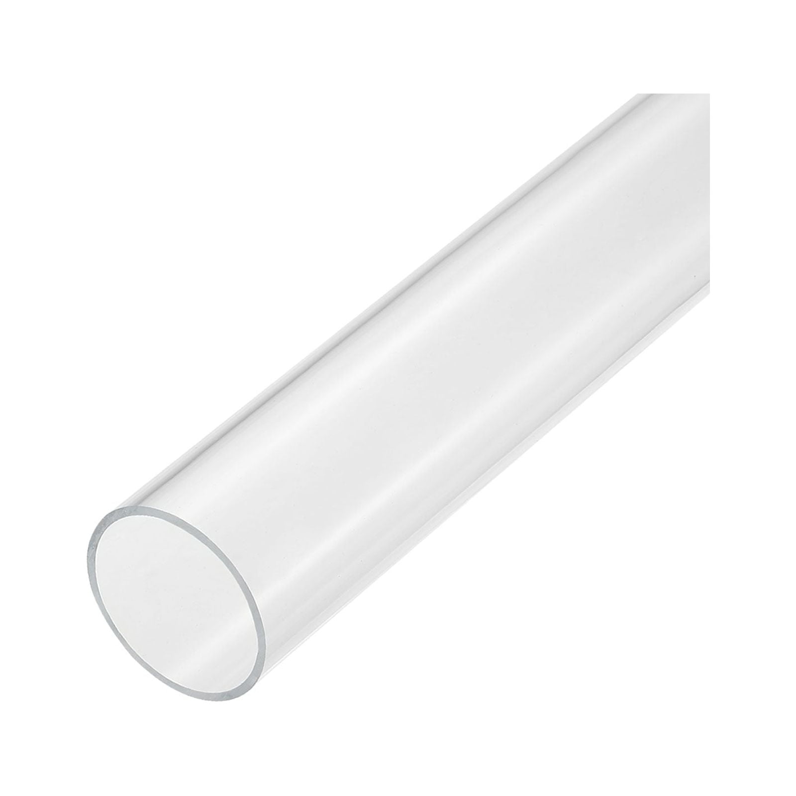Acrylic Pipe Clear Rigid Round Tube 56mm ID 60mm OD 14" for Lamps and ...