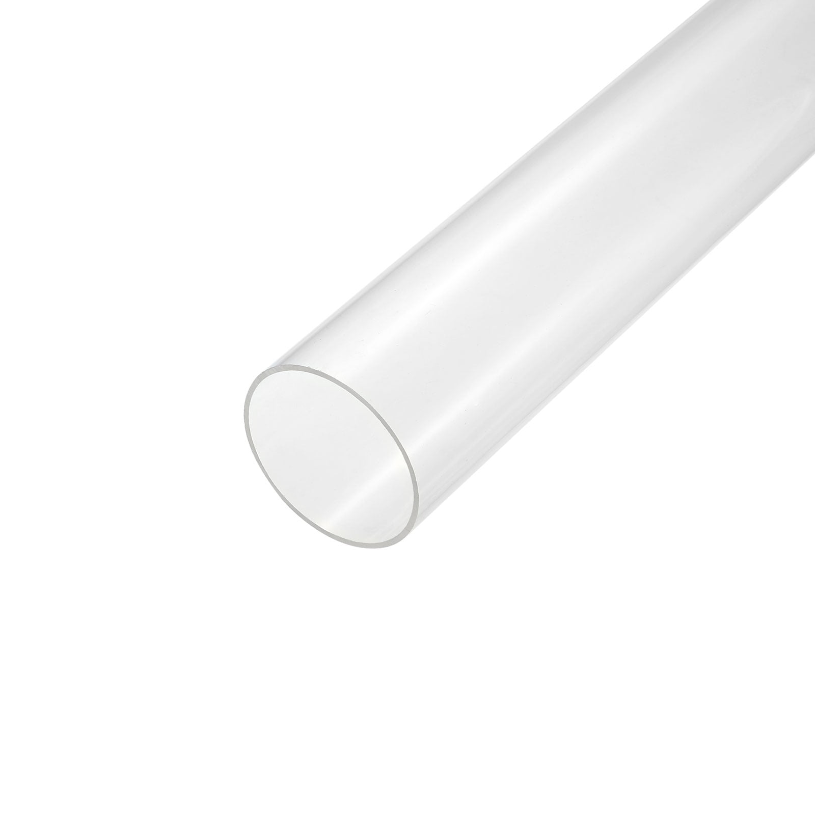Acrylic Pipe Clear Rigid Round Tube 61mm ID 65mm OD 14" for Lamps and ...