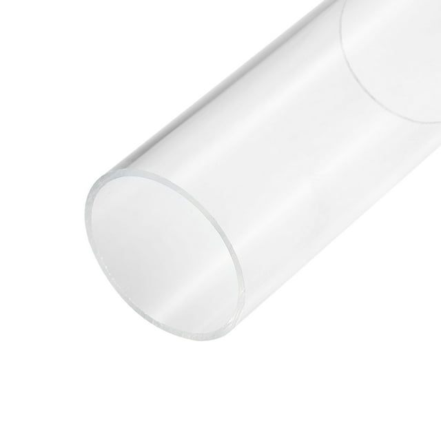 Acrylic Pipe Clear Rigid Round Tube 64mm ID 70mm OD 6" for Lamps and ...