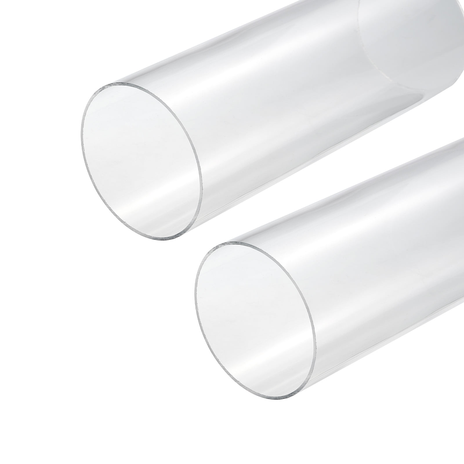 Acrylic Pipe Clear Rigid Round Tube 76mm ID 80mm OD 10" for Lamps and ...