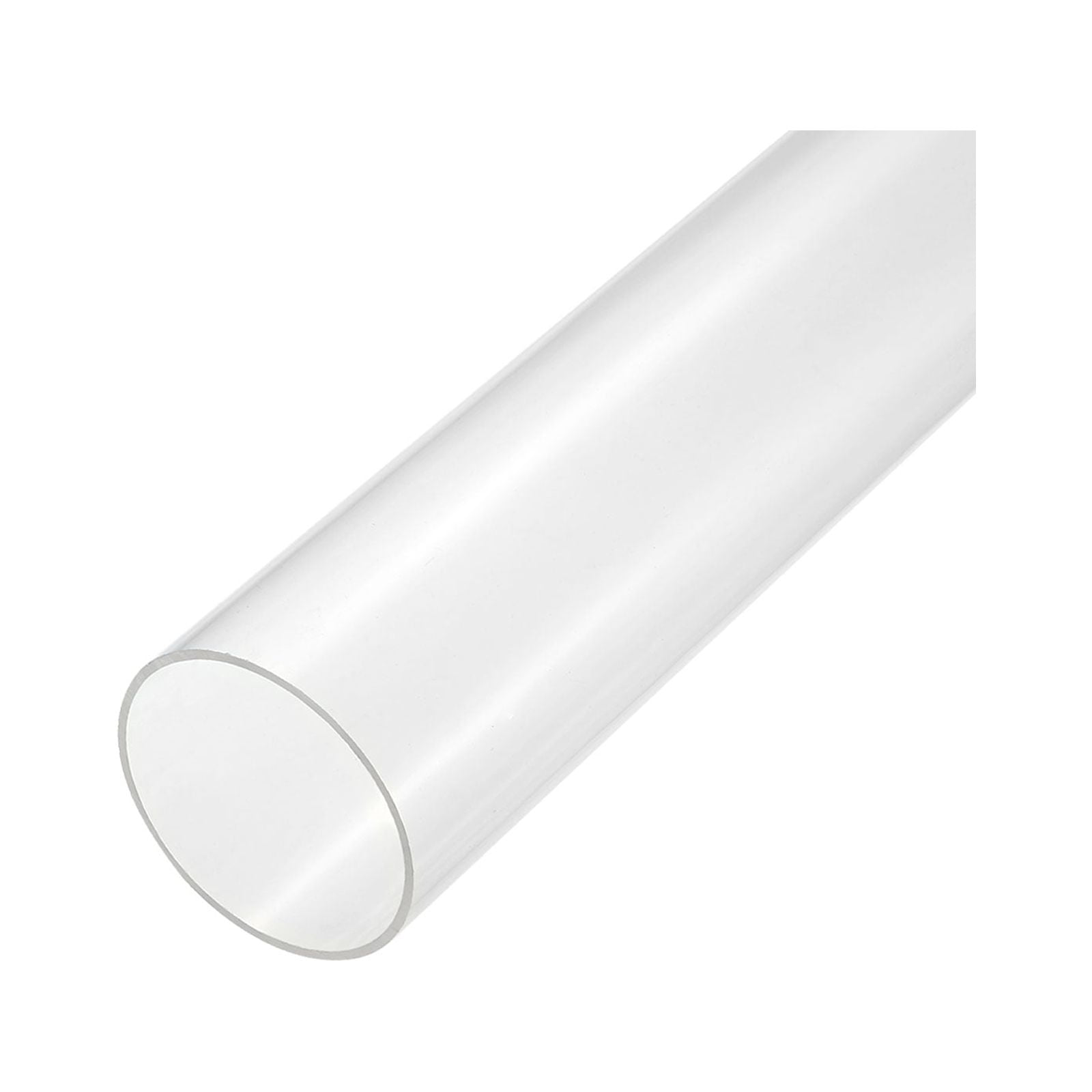 Acrylic Pipe Clear Rigid Round Tube 76mm ID 80mm OD 14" for Lamps and ...