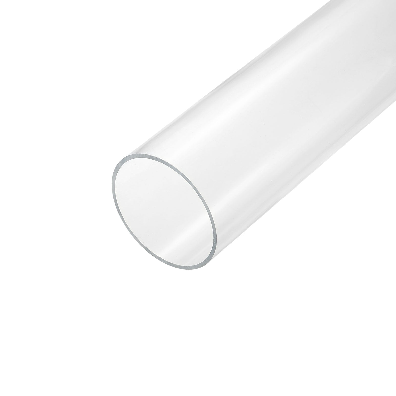 Acrylic Pipe Clear Rigid Round Tube 84mm ID 90mm OD 14" for Lamps and ...