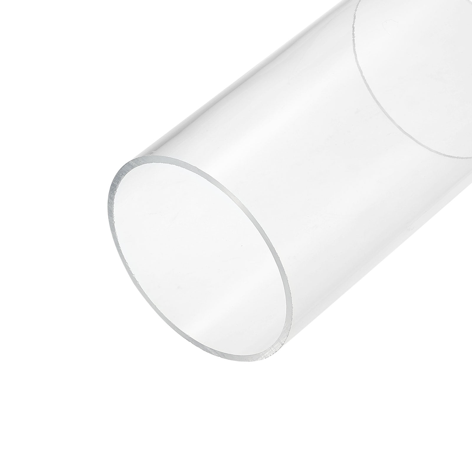 Acrylic Pipe Clear Rigid Round Tube 84mm ID 90mm OD 6" for Lamps and ...