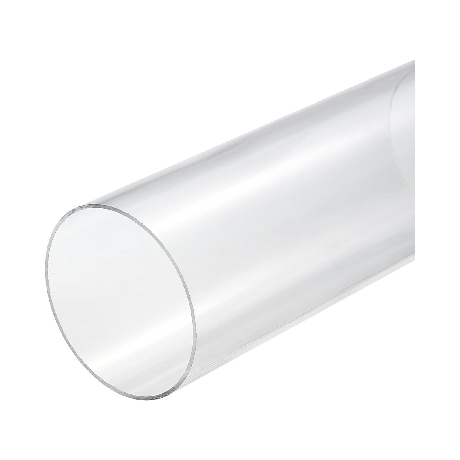 Acrylic Pipe Clear Rigid Round Tube 96mm ID 100mm OD 10" for Lamps and ...