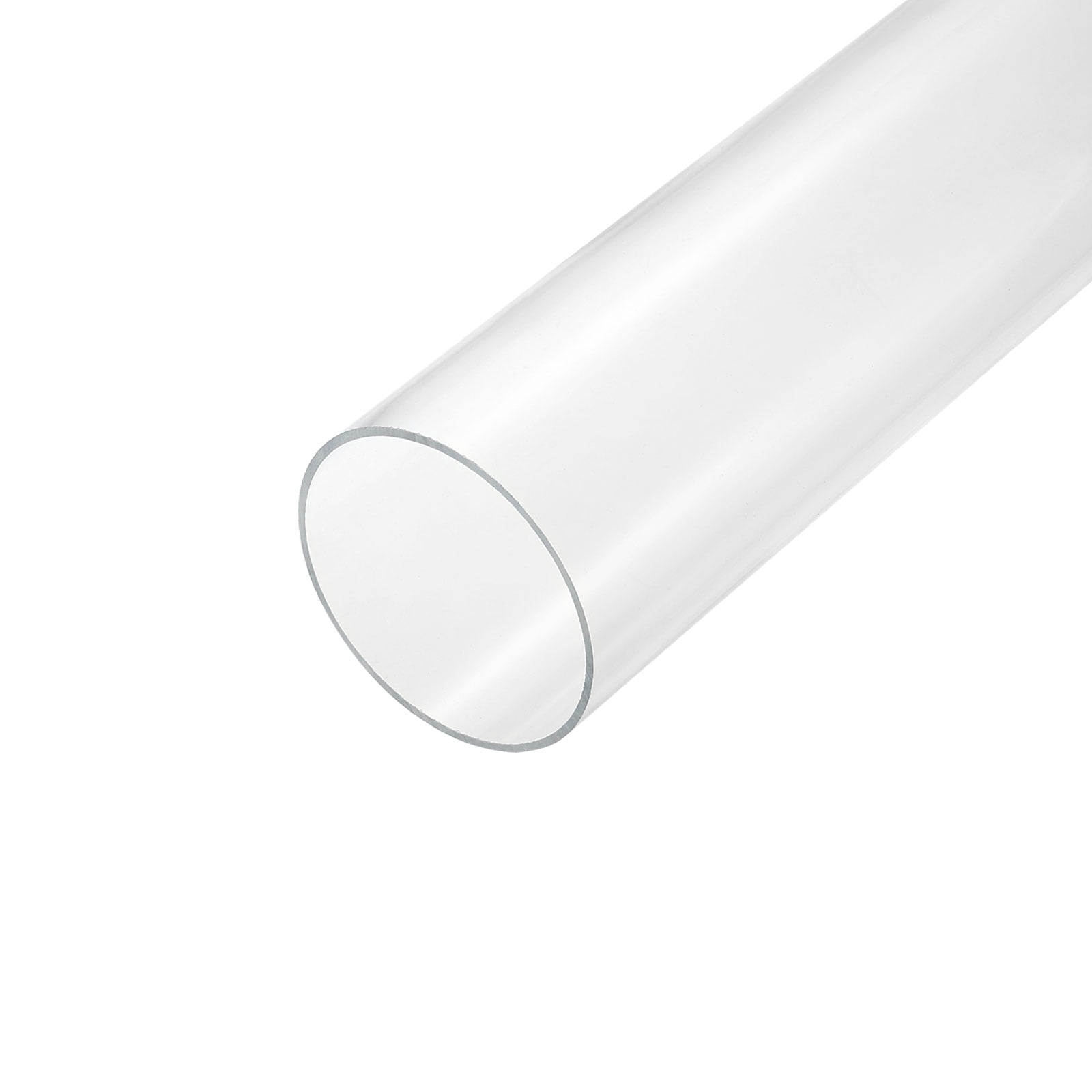 Acrylic Pipe Clear Rigid Round Tube 96mm ID 100mm OD 14" for Lamps and ...