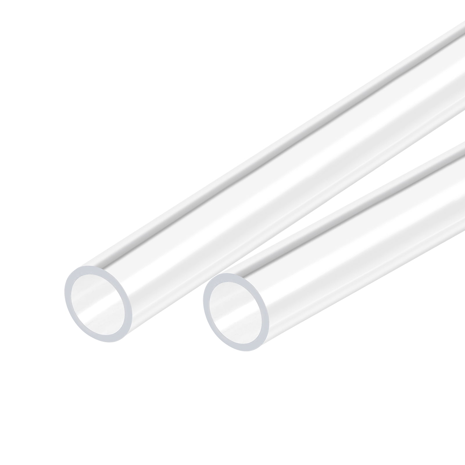 Acrylic Pipe Clear Round Tubing 12mm ID 15mm OD 18" for Lamps and ...