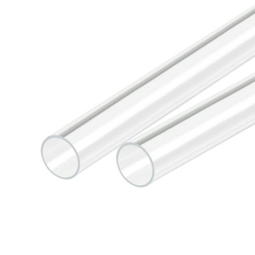 Acrylic Pipe Clear Rigid Round Tube 18mm ID 20mm OD 14" for Lamps and ...