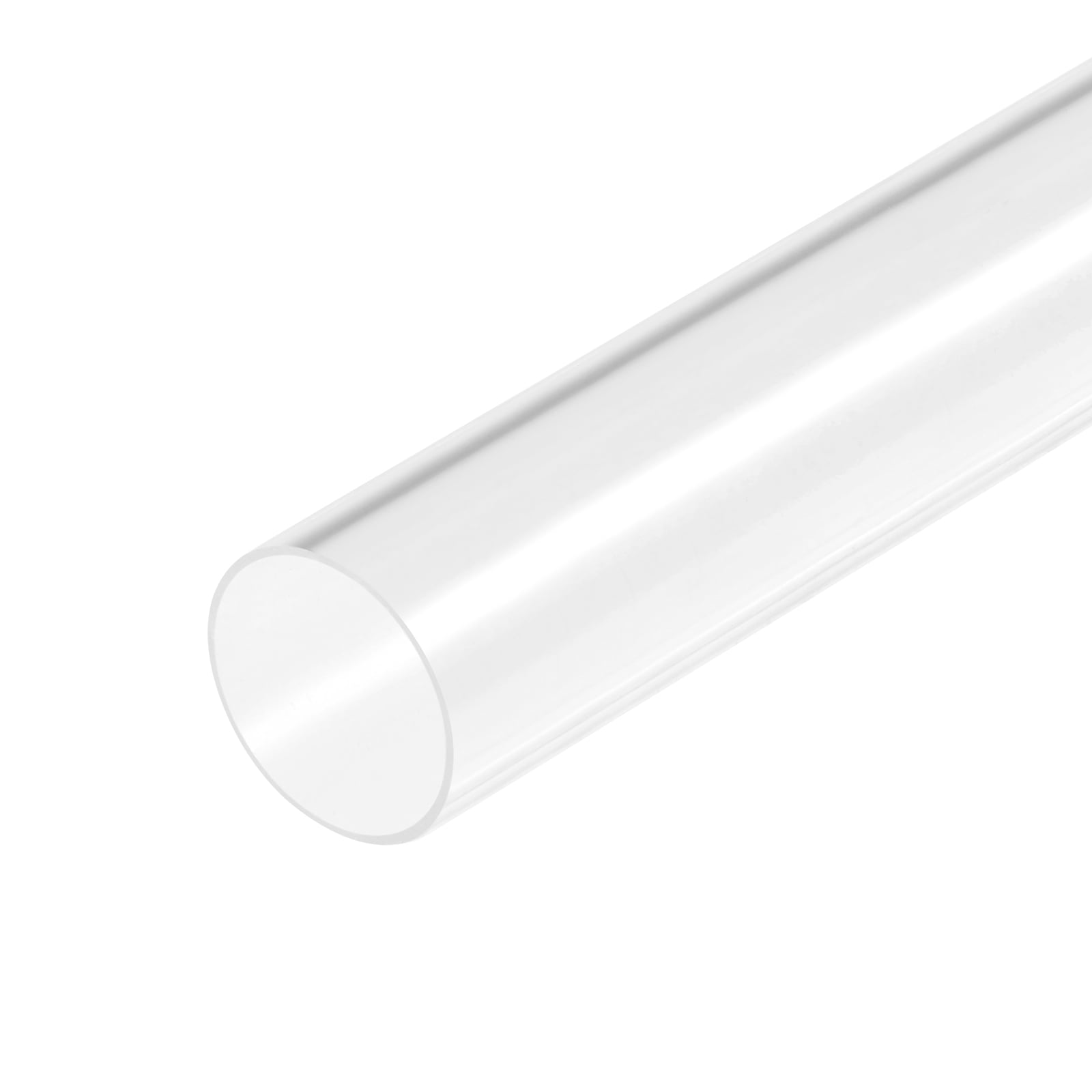 Acrylic Pipe Clear Round Tubing 41mm ID 45mm OD 18" for Lamps and ...