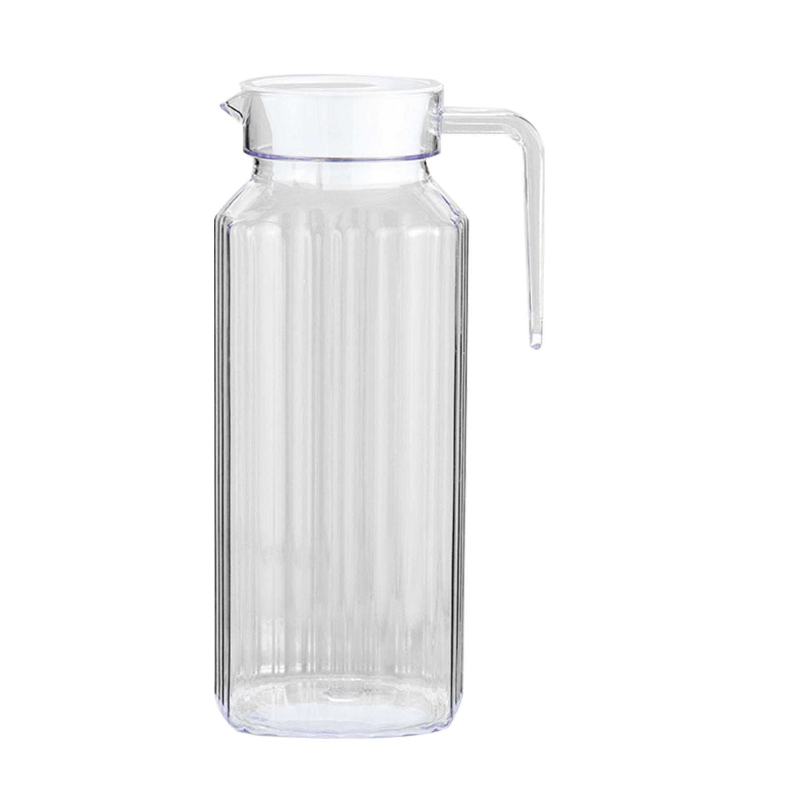 Acrylic Pitcher (51 oz, 1.33 Quart), Clear Water Pitcher with Lid ...