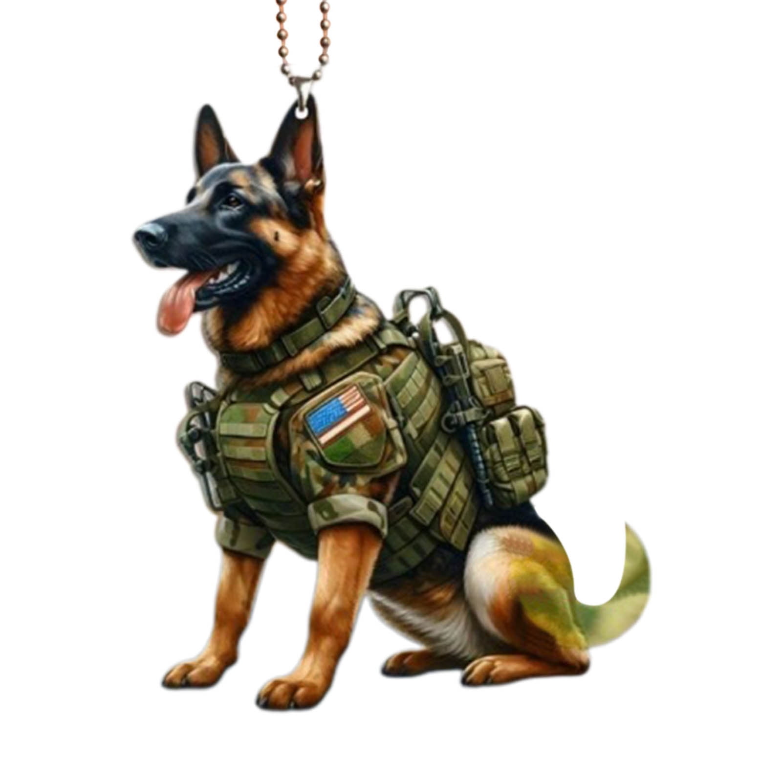 Acrylic Plane To Canine Dog Pendant Military Dog Dog German Shepherds ...