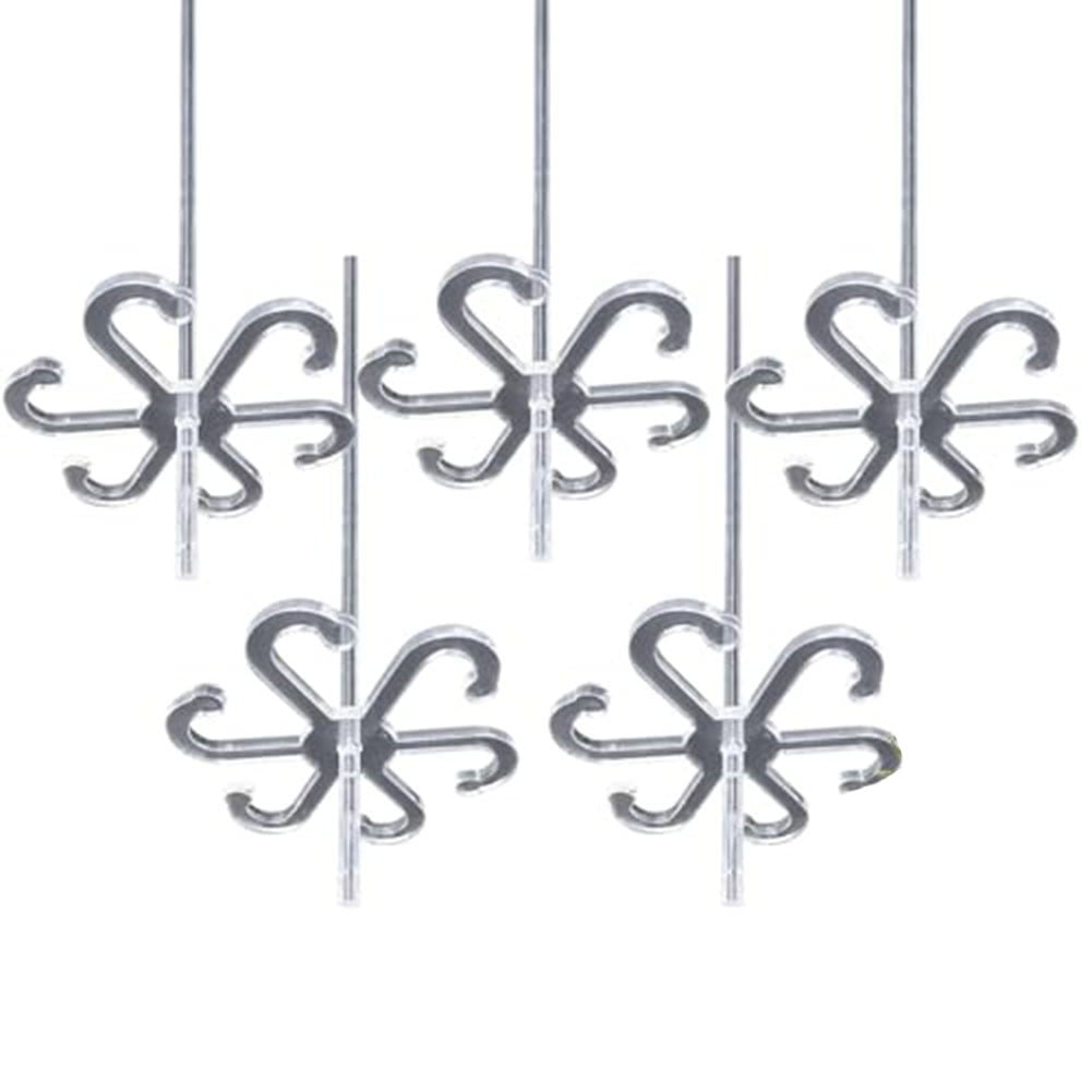 Acrylic Plant Support Rings Set of 5, Transparent Garden Stem Supports ...