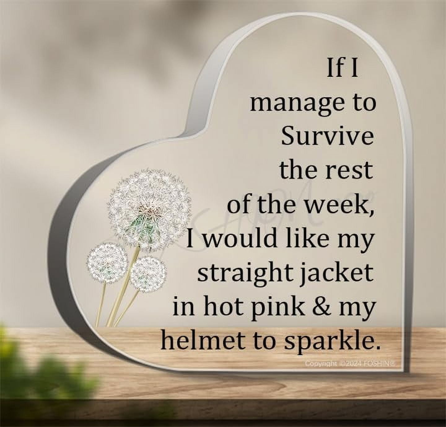 Acrylic Plaque If I Manage To Survive Acrylic Sign Decorative Funny ...