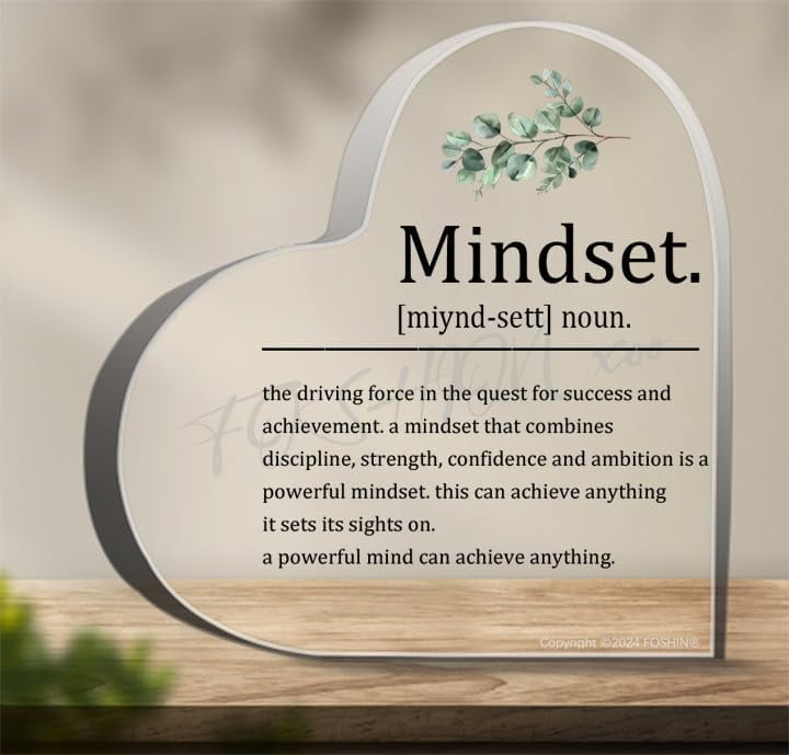 Acrylic Plaque Mindset The Driving Force In The Quest For Success And ...