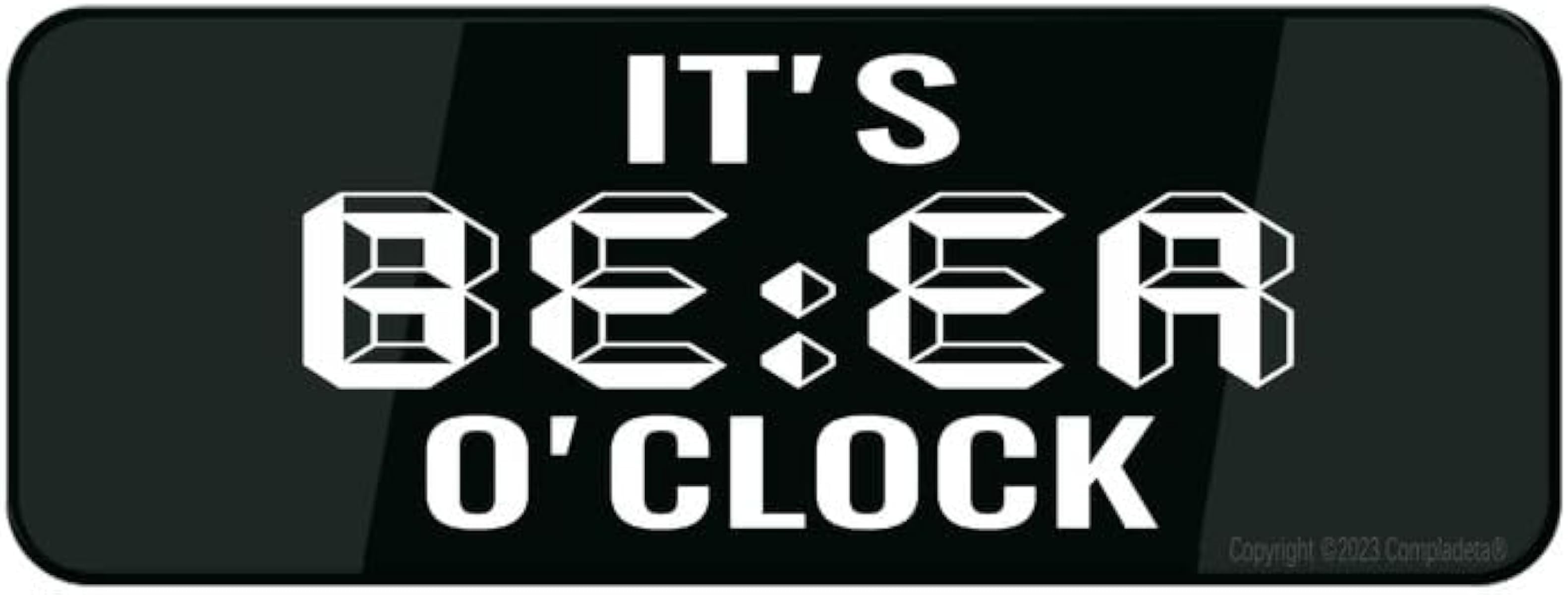 Acrylic Plastic Its Beer O'Clock Sign Sign For Door Wall Decal For ...