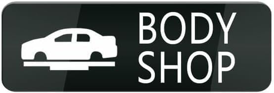 Acrylic Plastic Sign Acrylic Sign Body Shop Sign for House Office Home ...