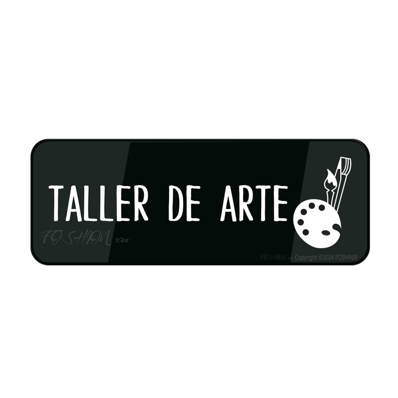 Acrylic Plastic Sign Fancy Taller De Arte Easy Installation Classroom ...