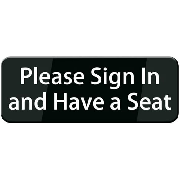 Please Sign And Have A Seat