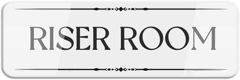 Acrylic Plastic Signs 3x10 Inch Acrylic Sign Riser Room Wall Or Door ...