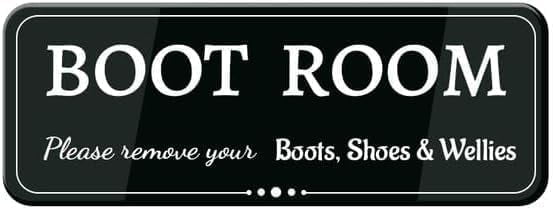 Acrylic Plastic Signs 3x10 Inch Boot Room Please Remove Your Boots ...