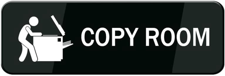 Acrylic Plastic Signs 3x10 Inch Copy Room Sign For Houseoffice Signs ...