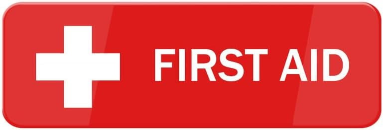 Acrylic Plastic Signs 3x10 Inch First Aid Sign Stickers Acrylic Plaque ...