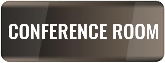 Acrylic Plastic Signs 3x10 Inch For Wall Conference Room Sign Long ...