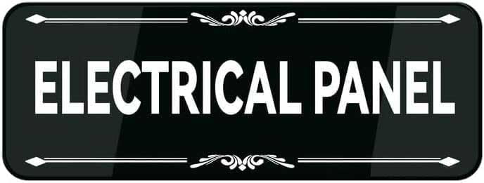 Acrylic Plastic Signs 3x10 Inch For Wall Electrical Panel Box Wall Or ...