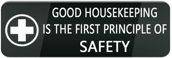 Acrylic Plastic Signs 3x10 Inch Good Housekeeping Is The First ...