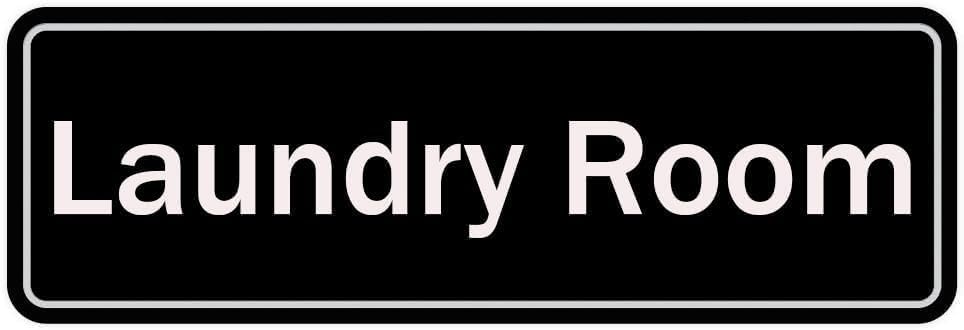 Acrylic Plastic Signs 3x10 Inch Laundry Room Sign For House With Strong ...