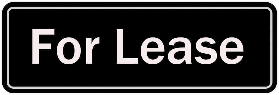 Acrylic Plastic Signs 3x10 Inch For Lease Sign For House With Strong ...