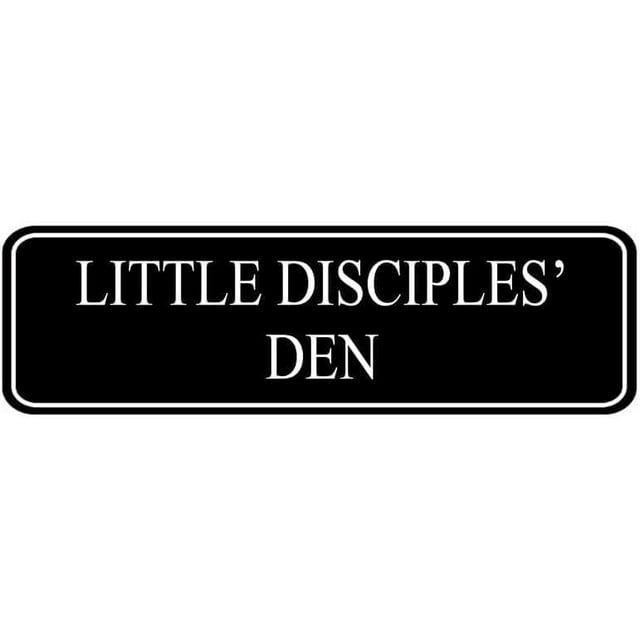 Acrylic Plastic Signs 3x10 Inch Little Disciples' Den Acrylic Sign ...