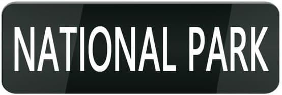 Acrylic Plastic Signs 3x10 Inch National Park Sign For Door Or Wall ...
