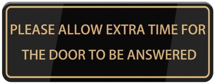 Acrylic Plastic Signs 3x10 Inch Please Allow Extra Time For The Door To ...