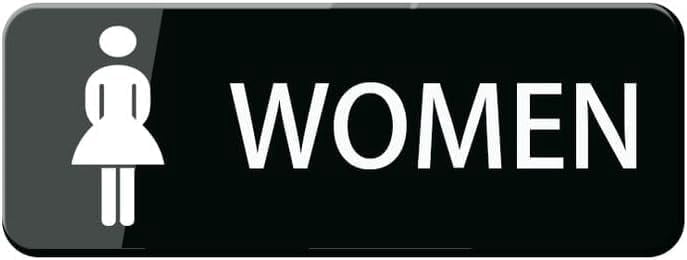 Acrylic Plastic Signs 3x10 Inch Restroom Sign For Business Home Self ...