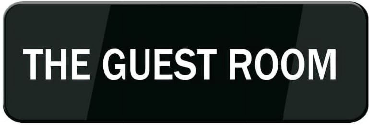 Acrylic Plastic Signs 3x10 Inch The Guest Room Signage Plastic Acrylic ...