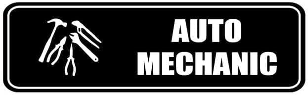 Acrylic Plastic Signs 3x8 Inch Auto Mechanic Acrylic Sign For Office ...
