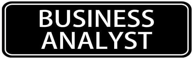 Acrylic Plastic Signs 3x8 Inch Business Analyst Acrylic Sign For Office ...