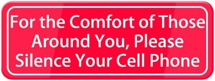 Acrylic Plastic Signs 3x8 Inch For The Comfort Of Those Around You ...
