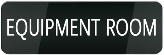 Acrylic Plastic Signs 3x8 Inch Equipment Room Sign For Front Door Signs ...