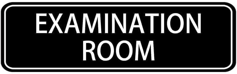 Acrylic Plastic Signs 3x8 Inch Examination Room Sign For Door Wall ...
