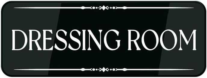 Acrylic Plastic Signs 3x8 Inch For Wall Dressing Room Sign Room Decor ...