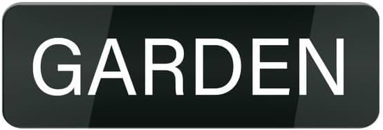 Acrylic Plastic Signs 3x8 Inch Garden Sign For House Office Home ...