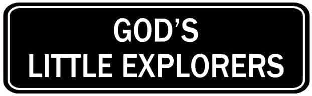 Acrylic Plastic Signs 3x8 Inch God'S Little Explorers Sign Acrylic ...